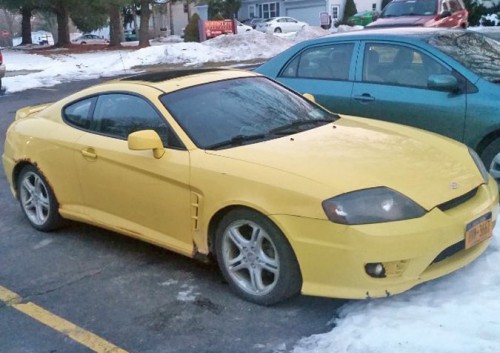 Hyundai Tiburon '06 $1K-1500 Yellow Cortland, NY 13045 By Owner ...