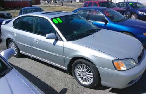 '03 Subaru Legacy AWD in Youngstown, OH 44509 $3000 or Less SILVER