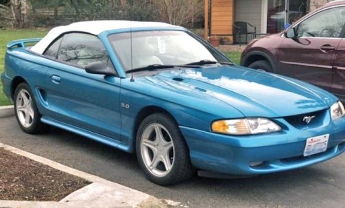 Ford Mustang '95 Convertible $3500-4000 in Lynnwood, WA 98087 BLUE