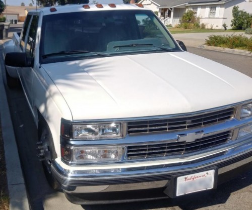 Chevy C3500 Dually '93 Truck in Anaheim, CA 95805 Under $5K WHITE ...
