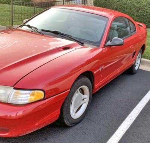 '96 Ford Mustang Under $1000 in Kansas City, MO 64131 RED By Owner