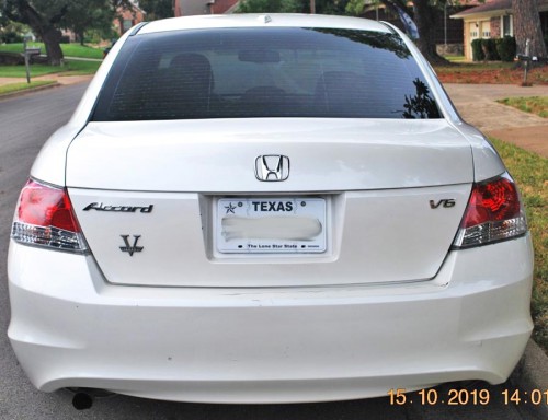 '09 Honda Accord EX-L WHITE $4000-4500 in Bedford, TX 76022 By Owner
