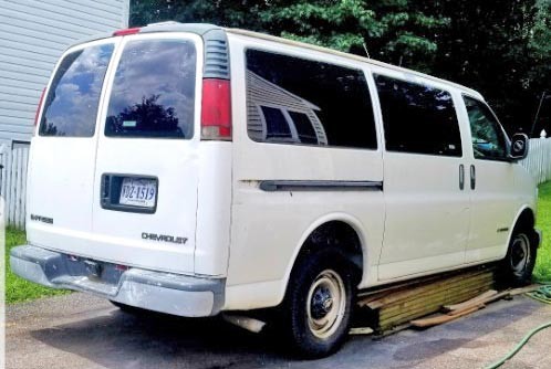 '02 Chevy Express 3500 Ext. Cab Cargo Van Under $2K in Chester, VA