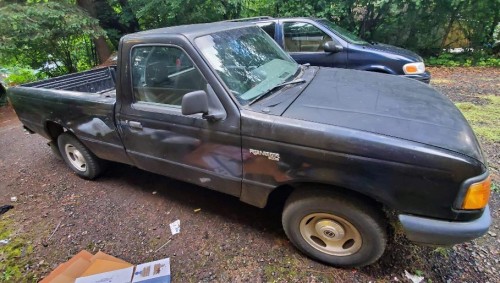 '93 Ford Ranger XL Pickup Under $1000 in Salem, OR 97302 BLACK ...