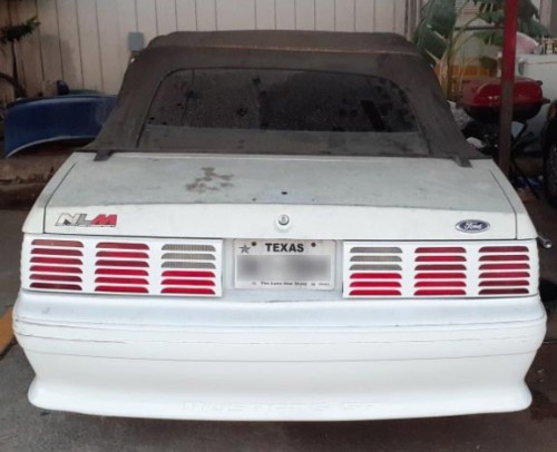 '91 Ford Mustang Convertible $1000-1500 in Houston, TX 77035 (White)