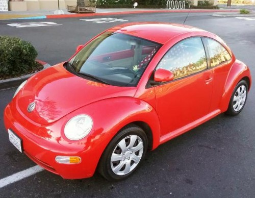'98 VW New Beetle (Red) $2000 or Less in La Habra, CA 90631 By Owner
