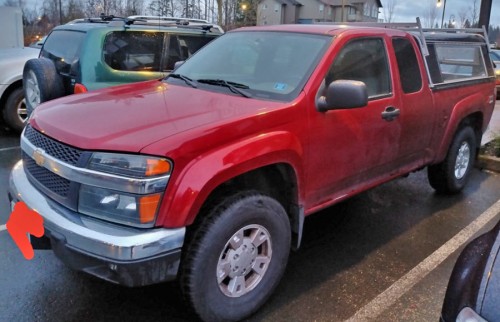 '05 Chevy Colorado Z71 Truck $7K or Less in Marysville, WA 98271 RED ...