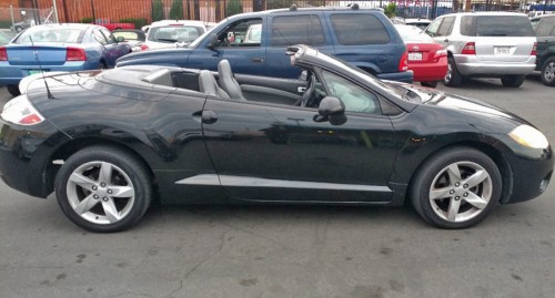 '08 Mitsubishi Eclipse Convertible Under $5K in Gardena CA (Black)