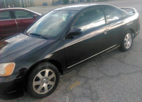Honda Civic EX '03 Black in Columbia, SC 29201 — SOLD for $2500